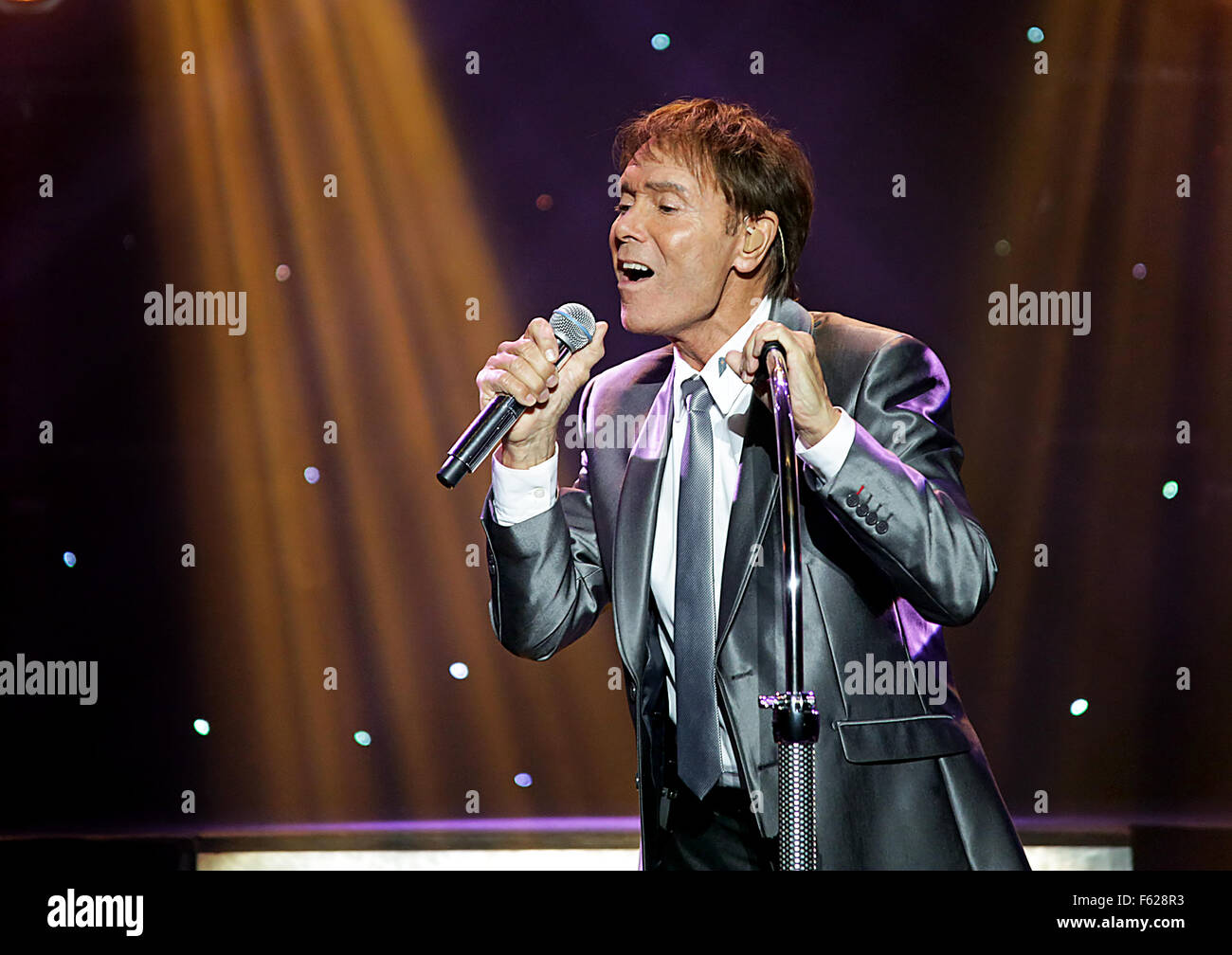 Cliff Richard performing on his 75th Anniversary Tour at Liverpool ...