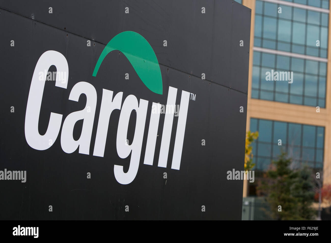 A logo sign outside of a facility occupied by Cargill, Inc., in Hopkins ...