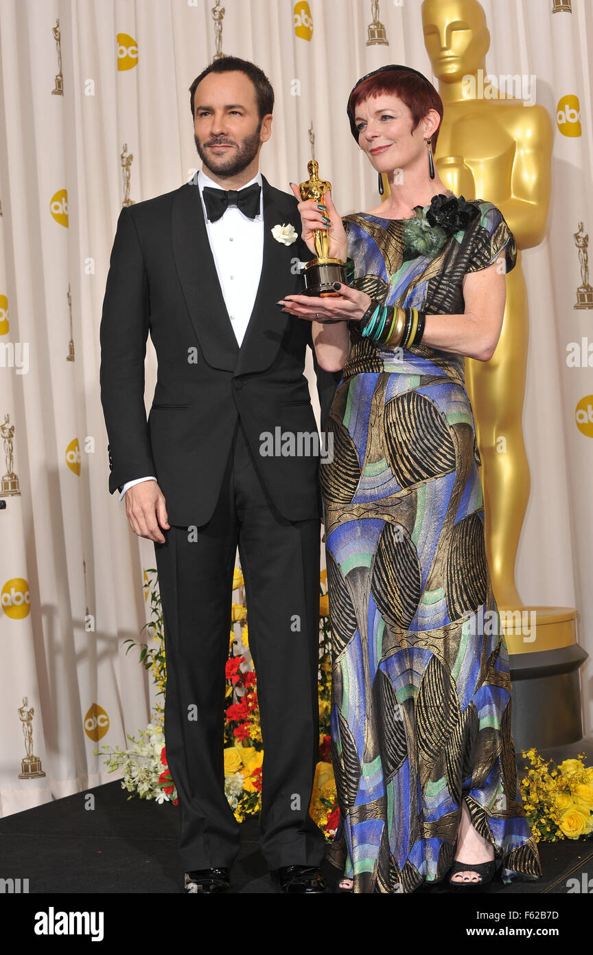 Sandy Powell & Tom Ford at the 82nd Academy Awards at the Kodak Theatre ...