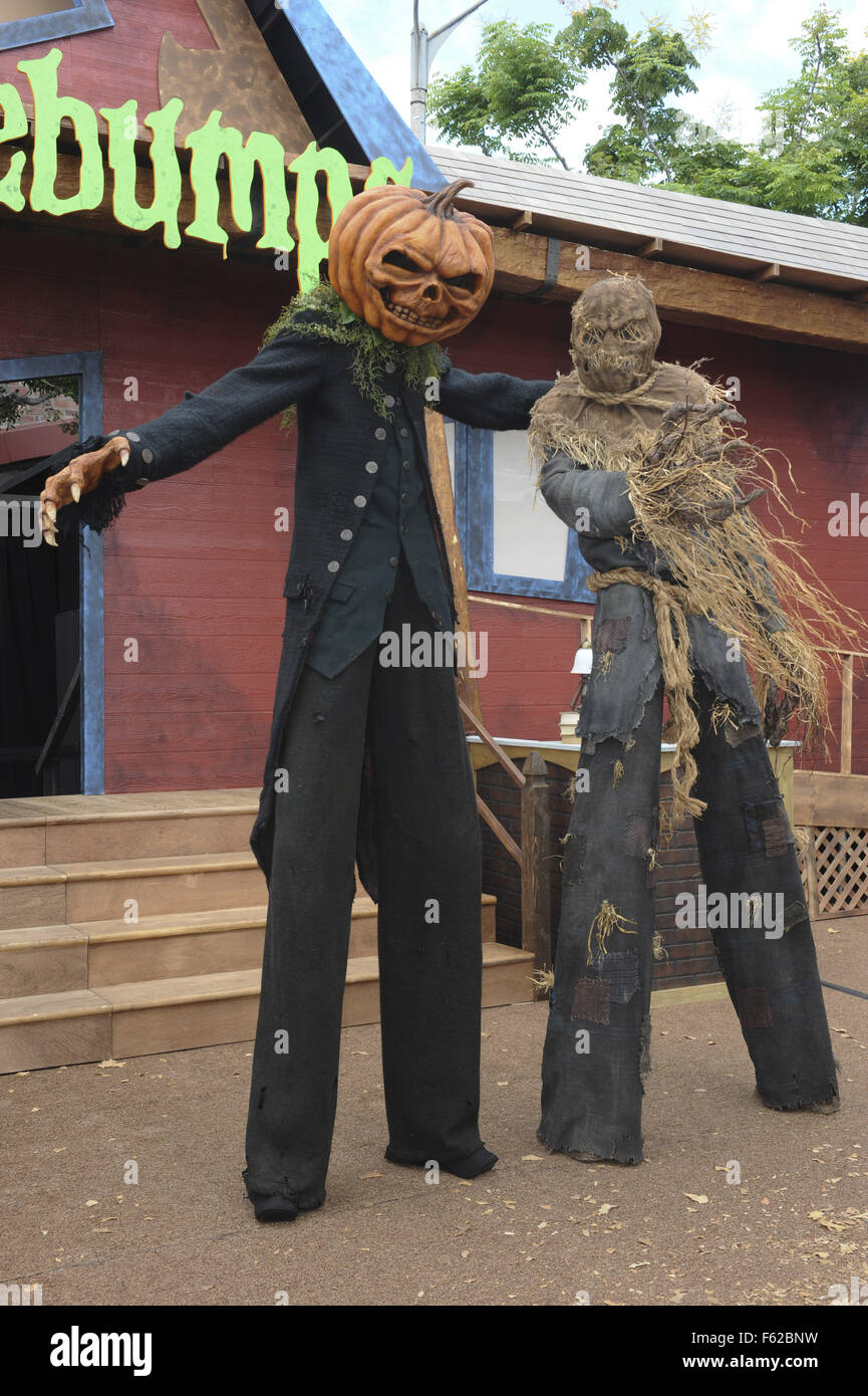 Los Angeles premiere of 'Goosebumps' - Arrivals Featuring: Atmosphere ...