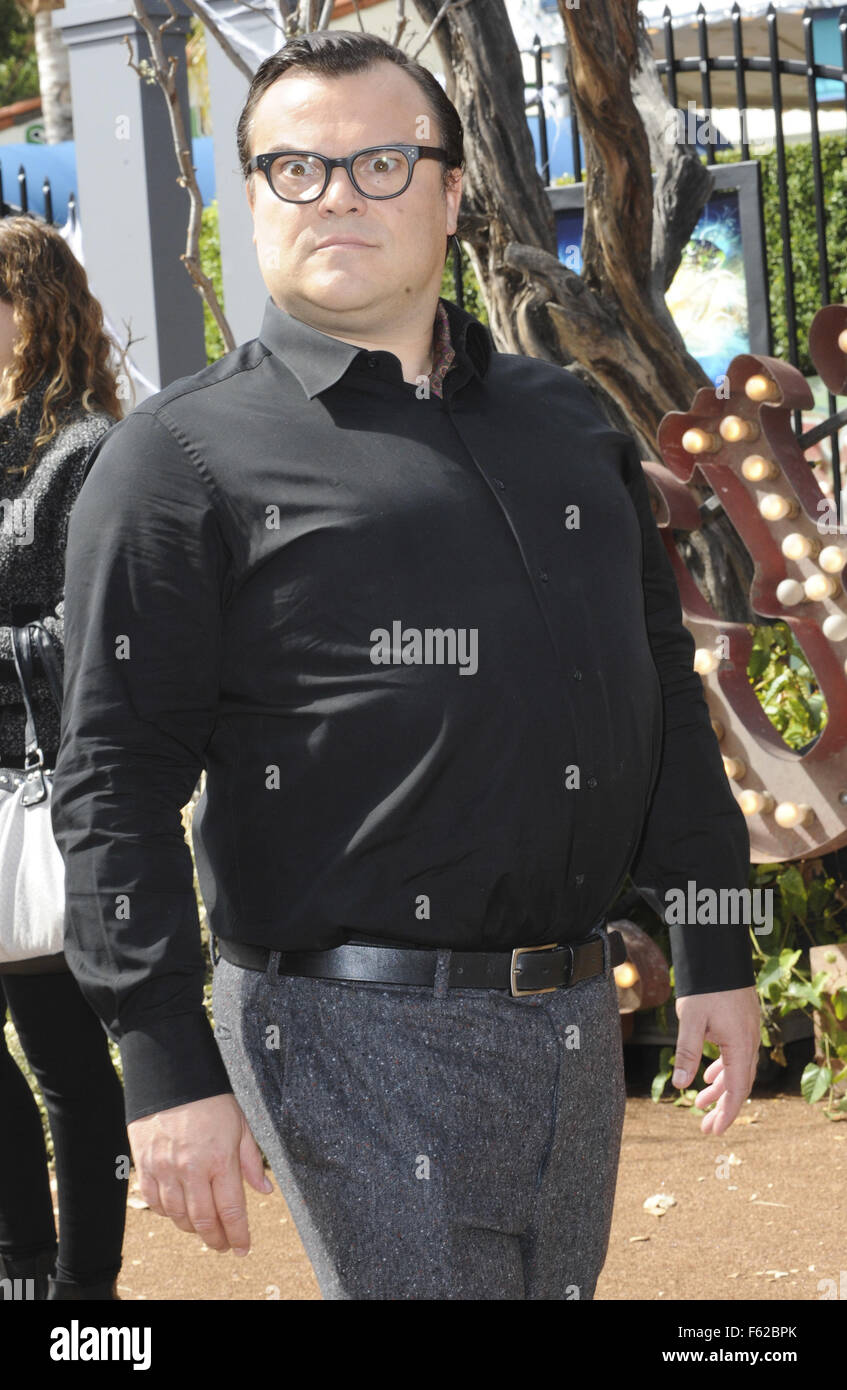 Los Angeles premiere of 'Goosebumps' - Arrivals Featuring: Jack Black ...