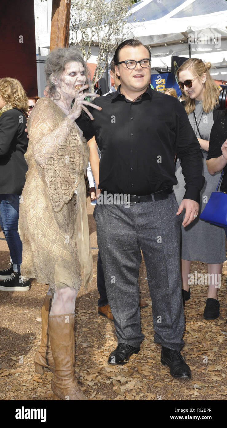 Los Angeles premiere of 'Goosebumps' - Arrivals Featuring: Jack Black ...