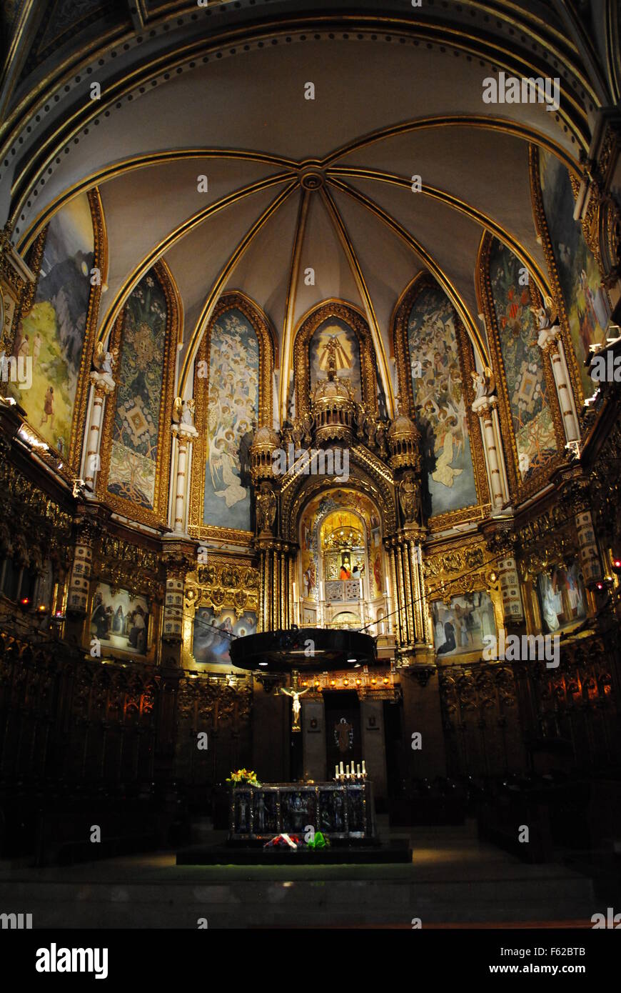 Santa maria de montserrat abbey hi-res stock photography and images - Alamy