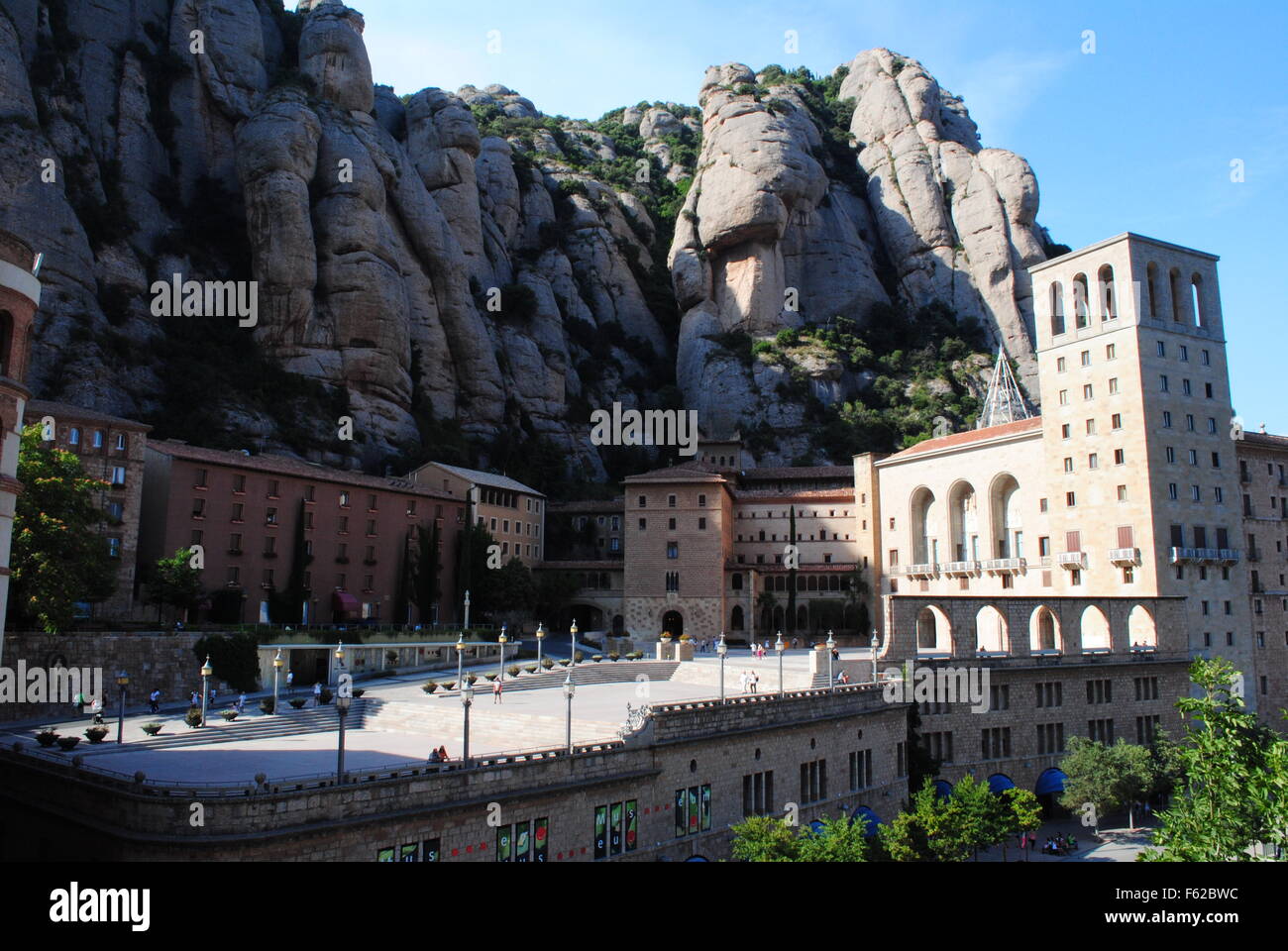 Santa Maria de Montserrat Abbey, Barcelona, Spain Stock Photo - Alamy