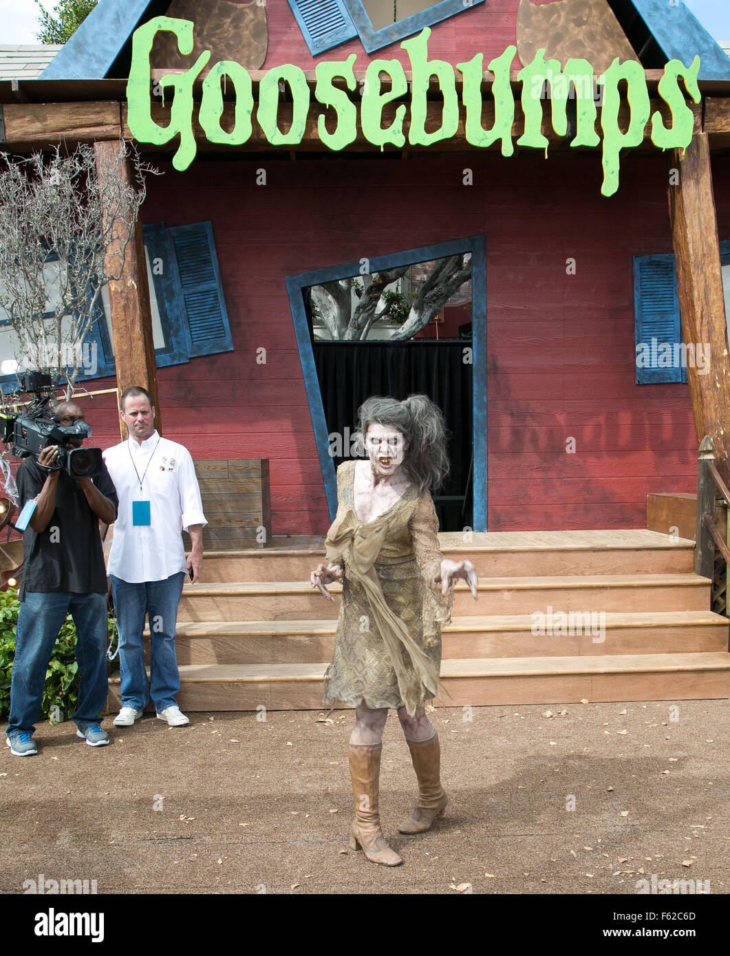 Celebrities attend the Goosebumps Red Carpet Premiere at Westwood ...