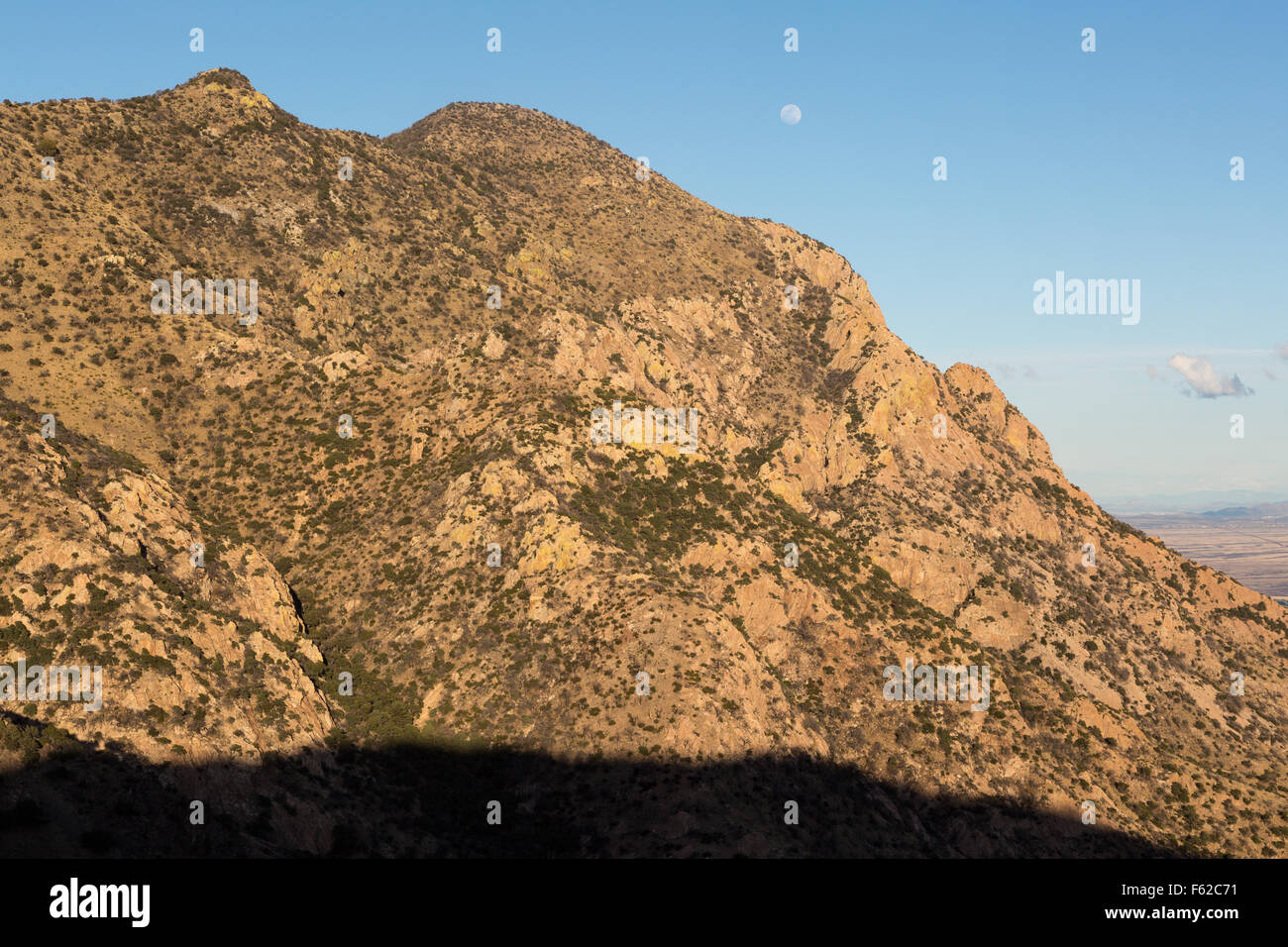 The Huachuca Mountains and foothills, Coronado National Memorial Stock ...
