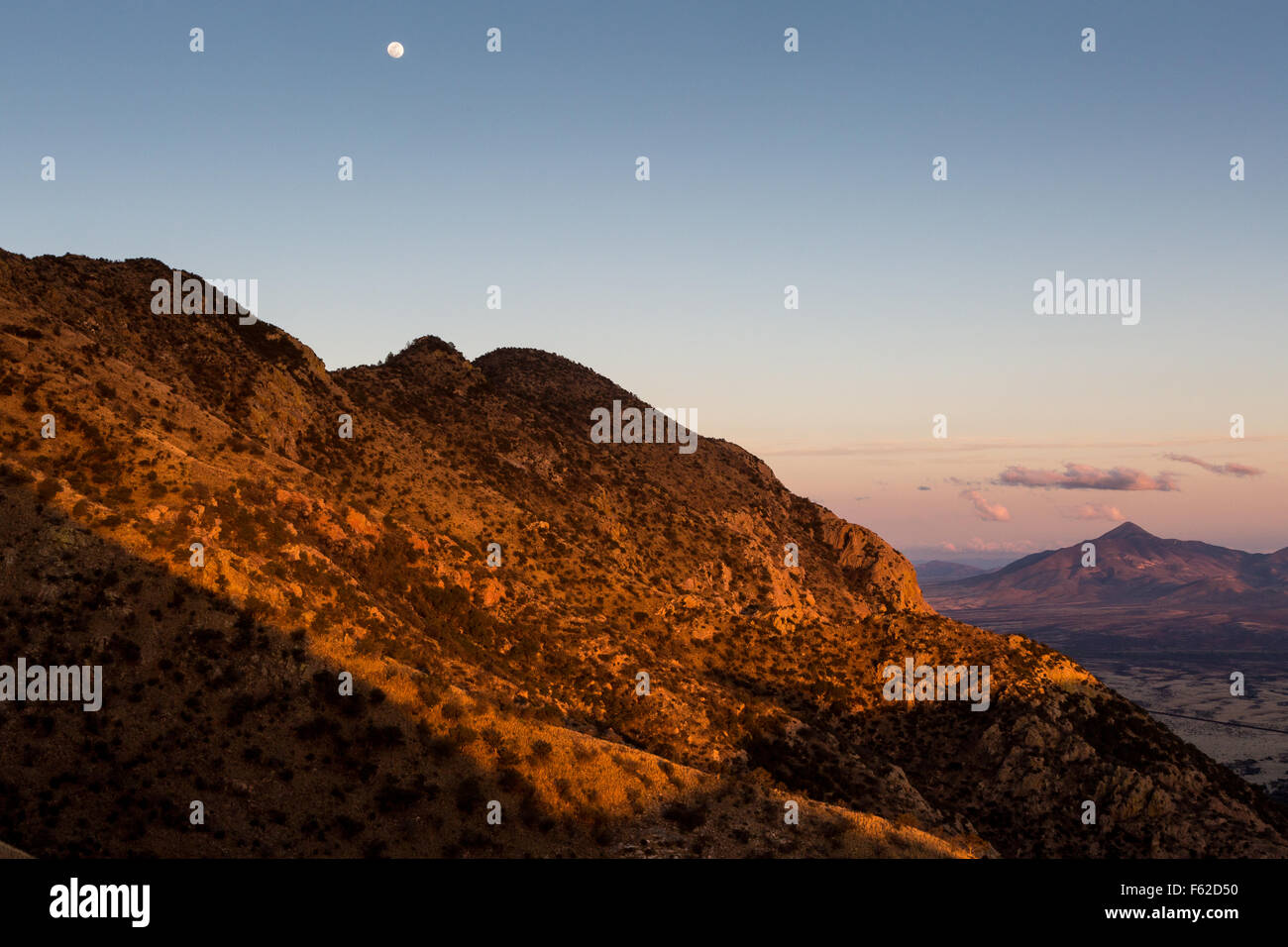 The Huachuca Mountains and foothills, Coronado National Memorial Stock ...