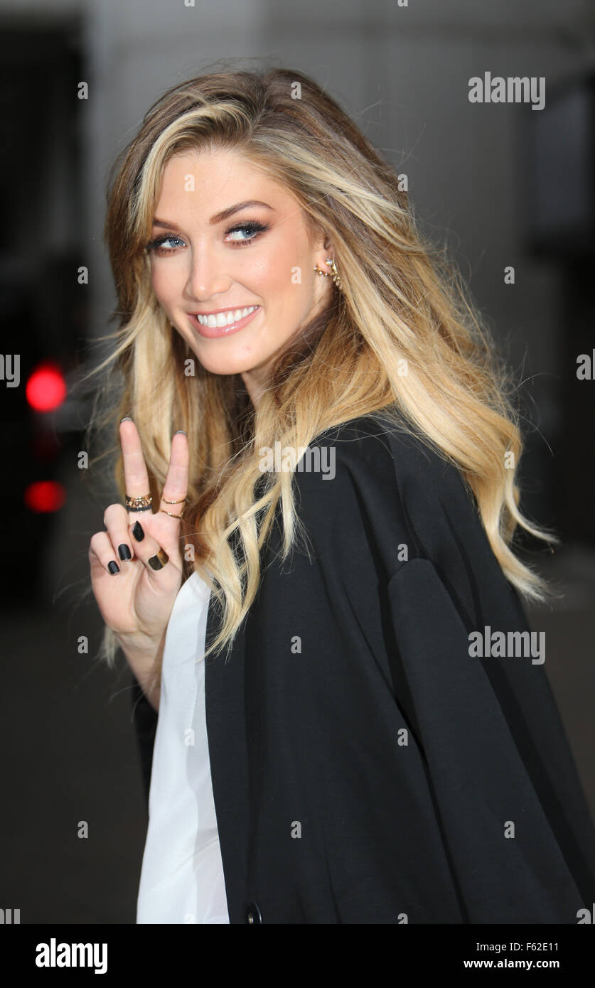 Delta Goodrem outside ITV Studios Featuring: Delta Goodrem Where ...