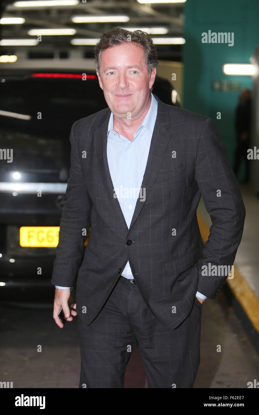 Piers Morgan outside ITV Studios Featuring: Piers Morgan Where: London ...