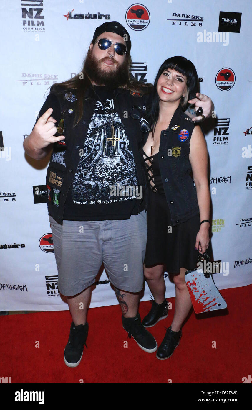 Dark Sky Films premiere of 'Deathgasm' - Arrivals Featuring: John ...