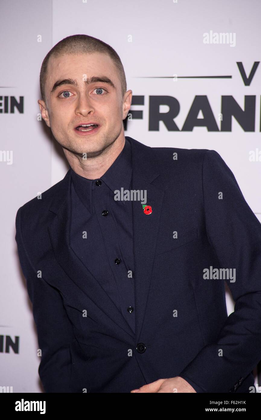 New York, NY, USA. 10th Nov, 2015. Daniel Radcliffe at arrivals for ...