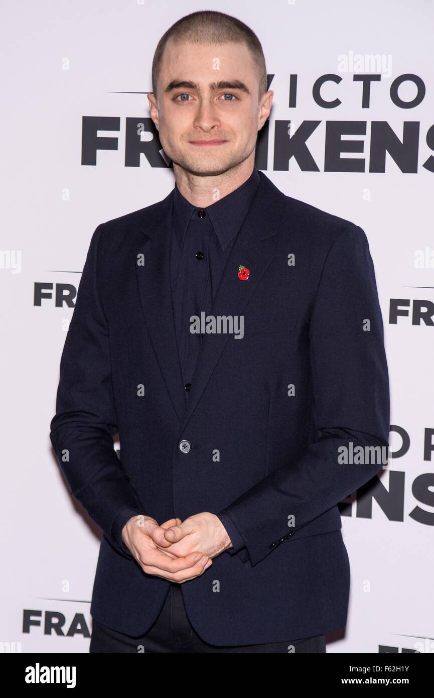 New York, NY, USA. 10th Nov, 2015. Daniel Radcliffe at arrivals for ...