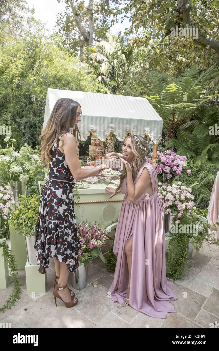 Television personality Diana Madison's baby shower at Hotel Bel-Air ...