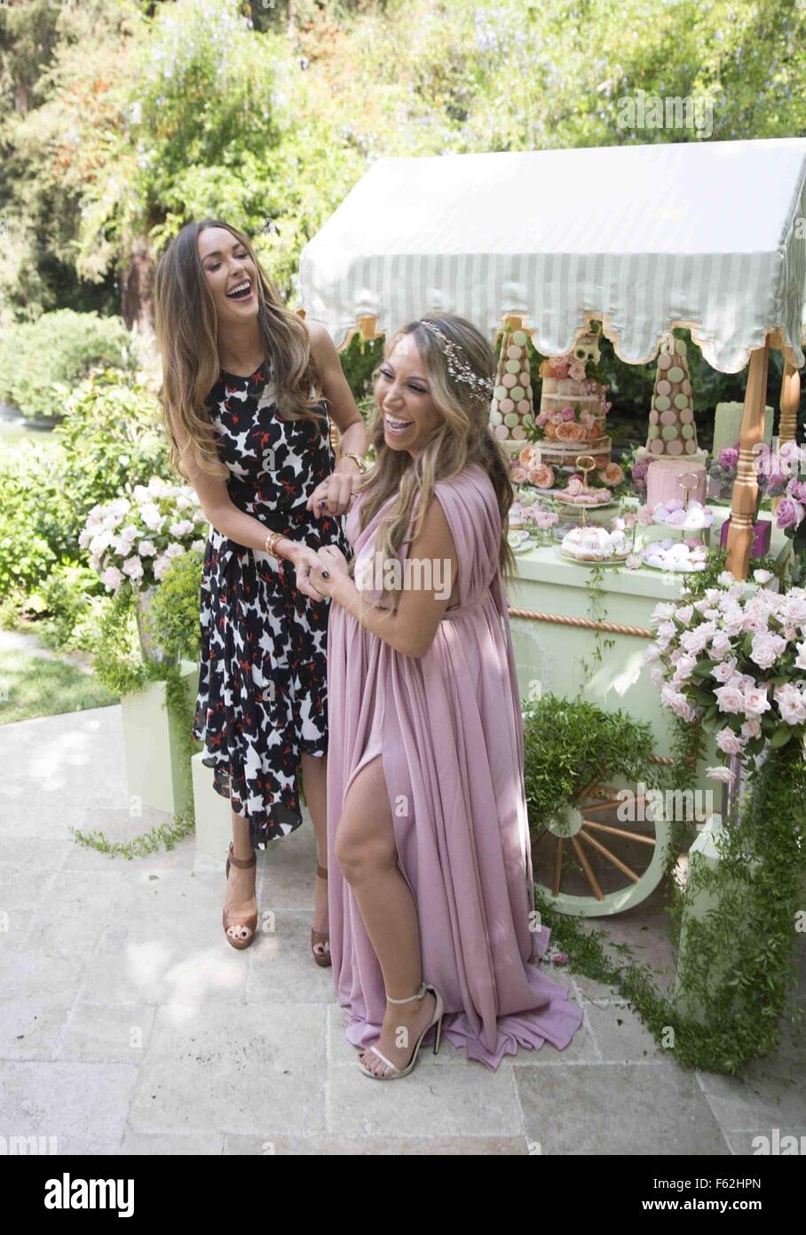 Television personality Diana Madison's baby shower at Hotel Bel-Air ...