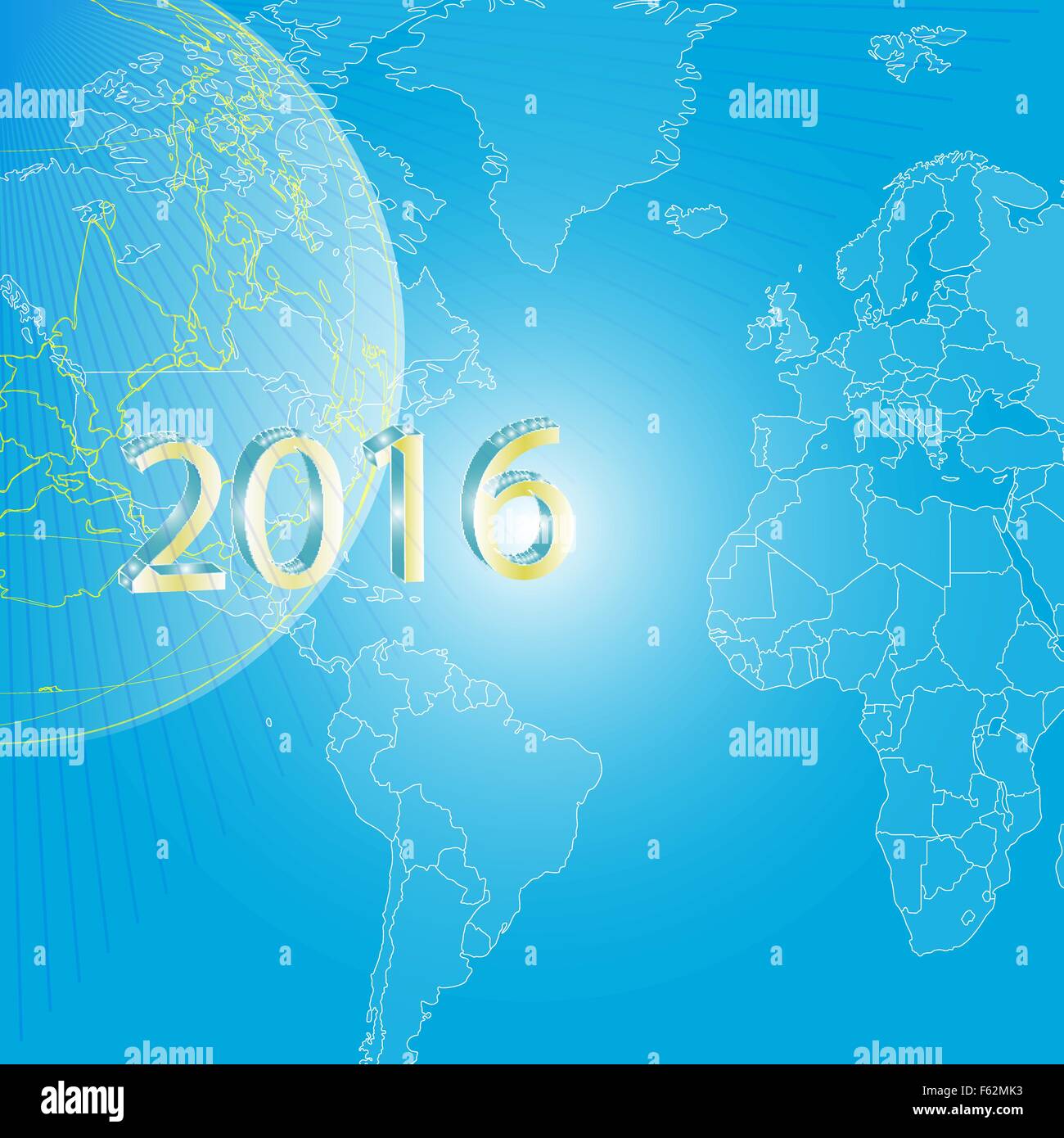 Typographic world map Stock Vector Images - Alamy