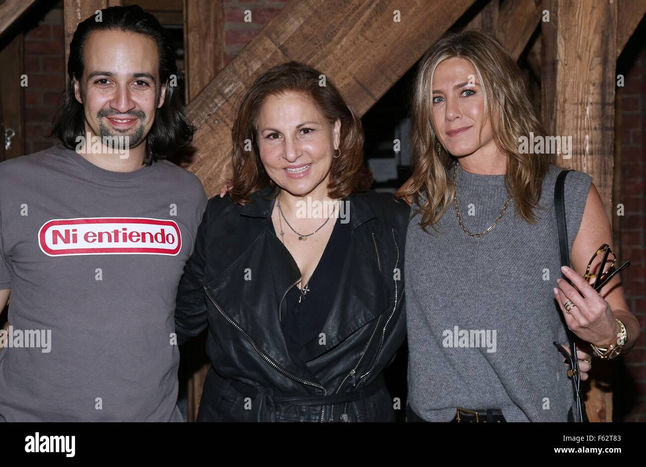 Backstage visit at the Broadway musical Hamilton at the Richard Rodgers ...