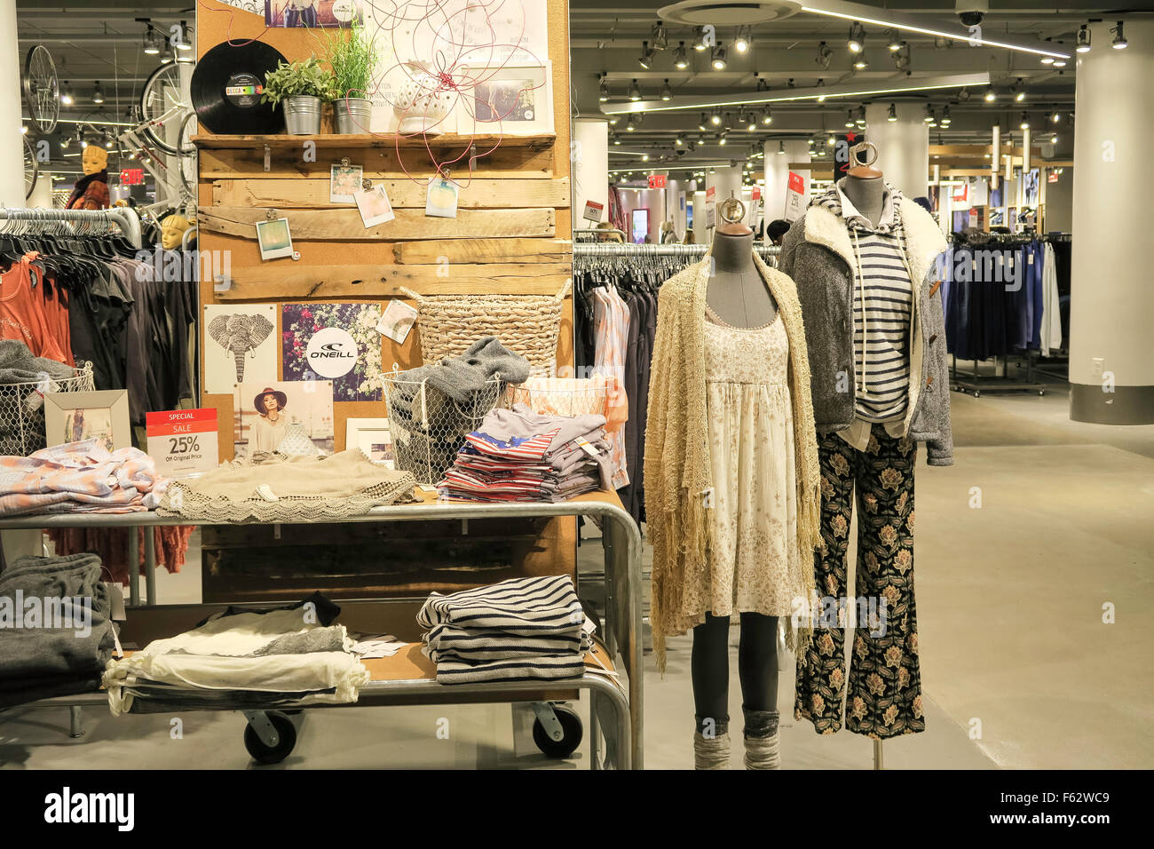 One Below in Macy's Department Store, Herald Square, NYC Stock Photo ...