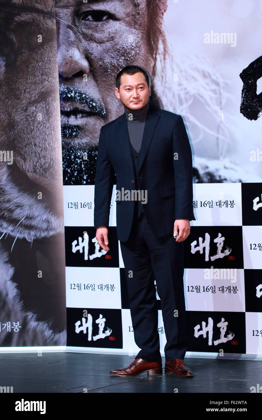 Seoul, South Korea. 10th Nov, 2015. Min-sik Choi, Man-sik Jeong and ...