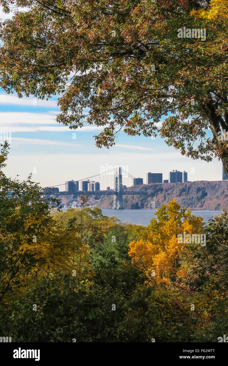 Wave Hill Public Garden Overlooks the New Jersey Palisades and George ...