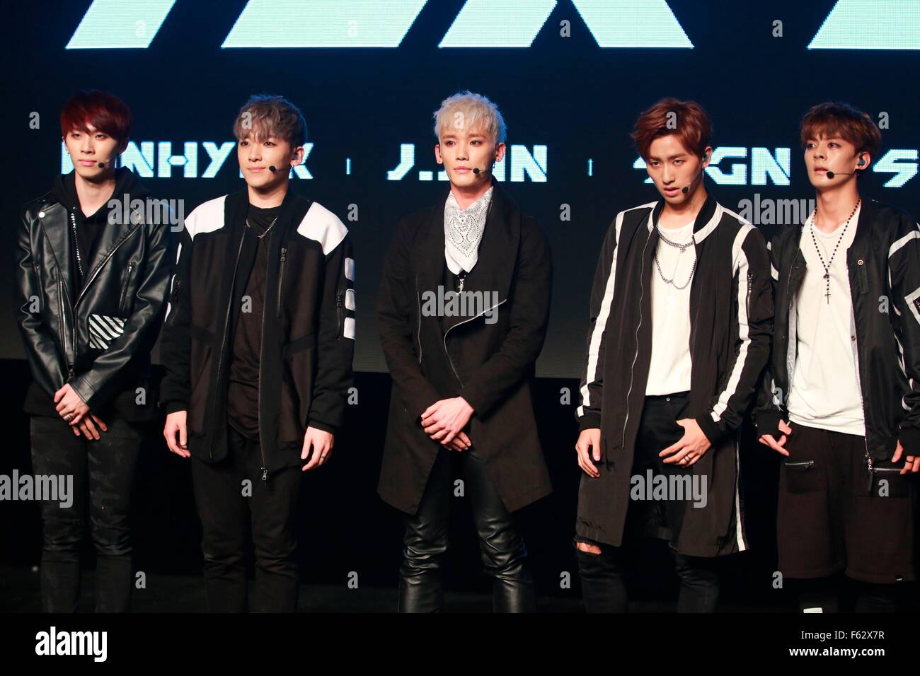 Seoul, South Korea. 10th Nov, 2015. MAP6 first showcase hold in Seoul, South Korea on 10th ...
