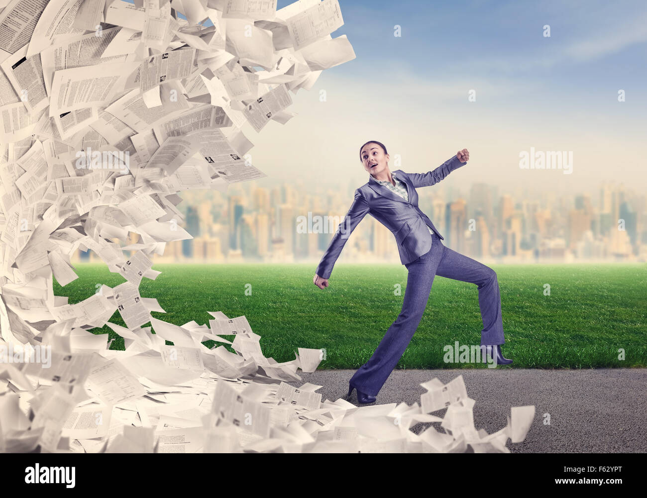 Big wave paperwork hi-res stock photography and images - Alamy