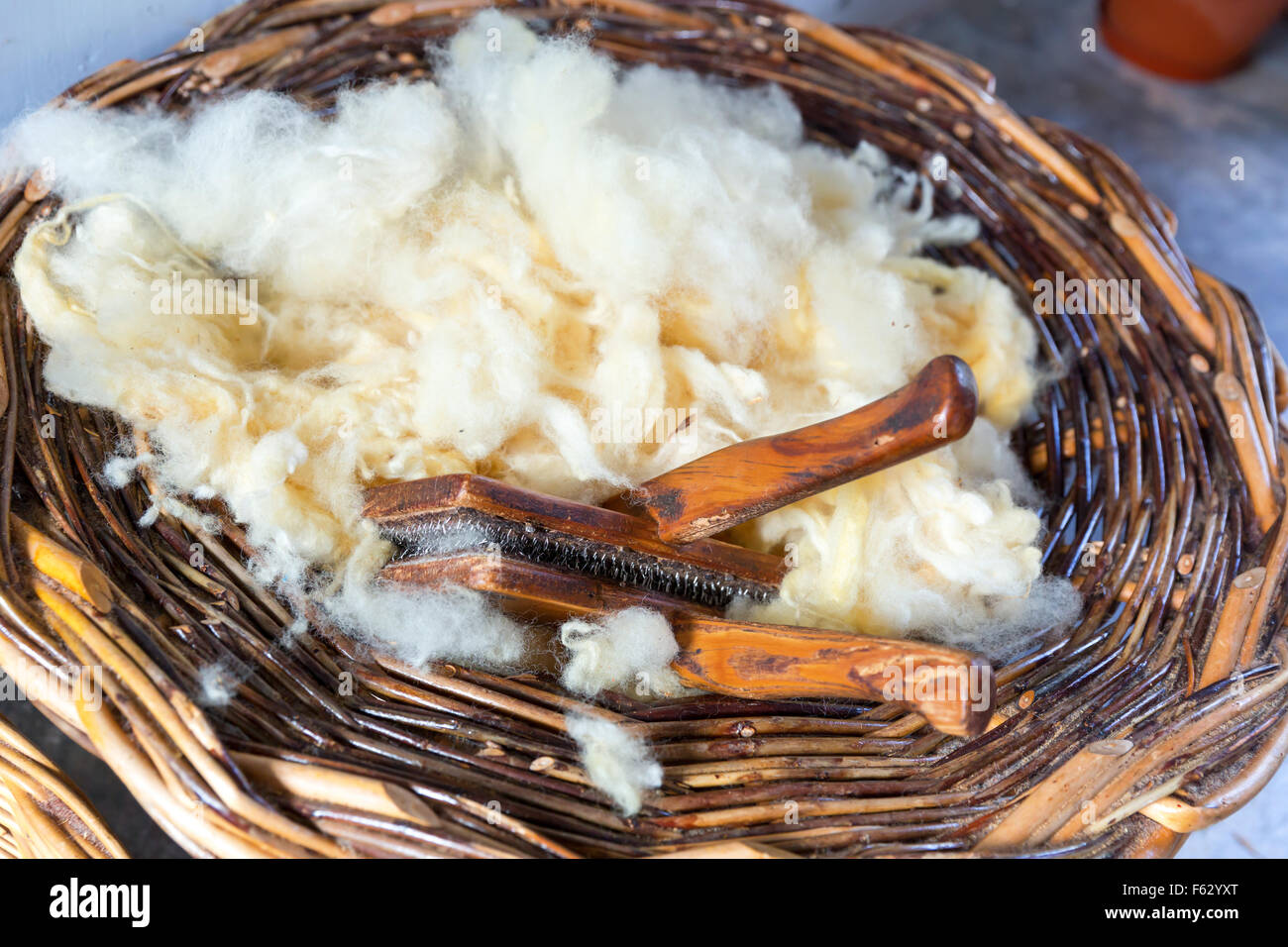 Sheep Wool Basket High Resolution Stock Photography and Images - Alamy