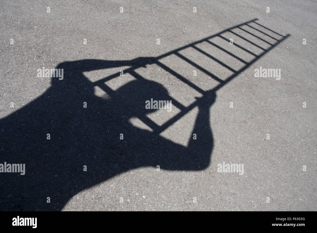 Ladder shadow hi-res stock photography and images - Alamy