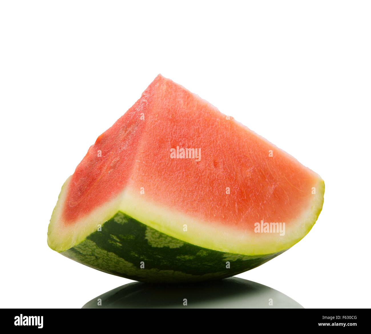 A piece of watermelon isolated on white Stock Photo - Alamy