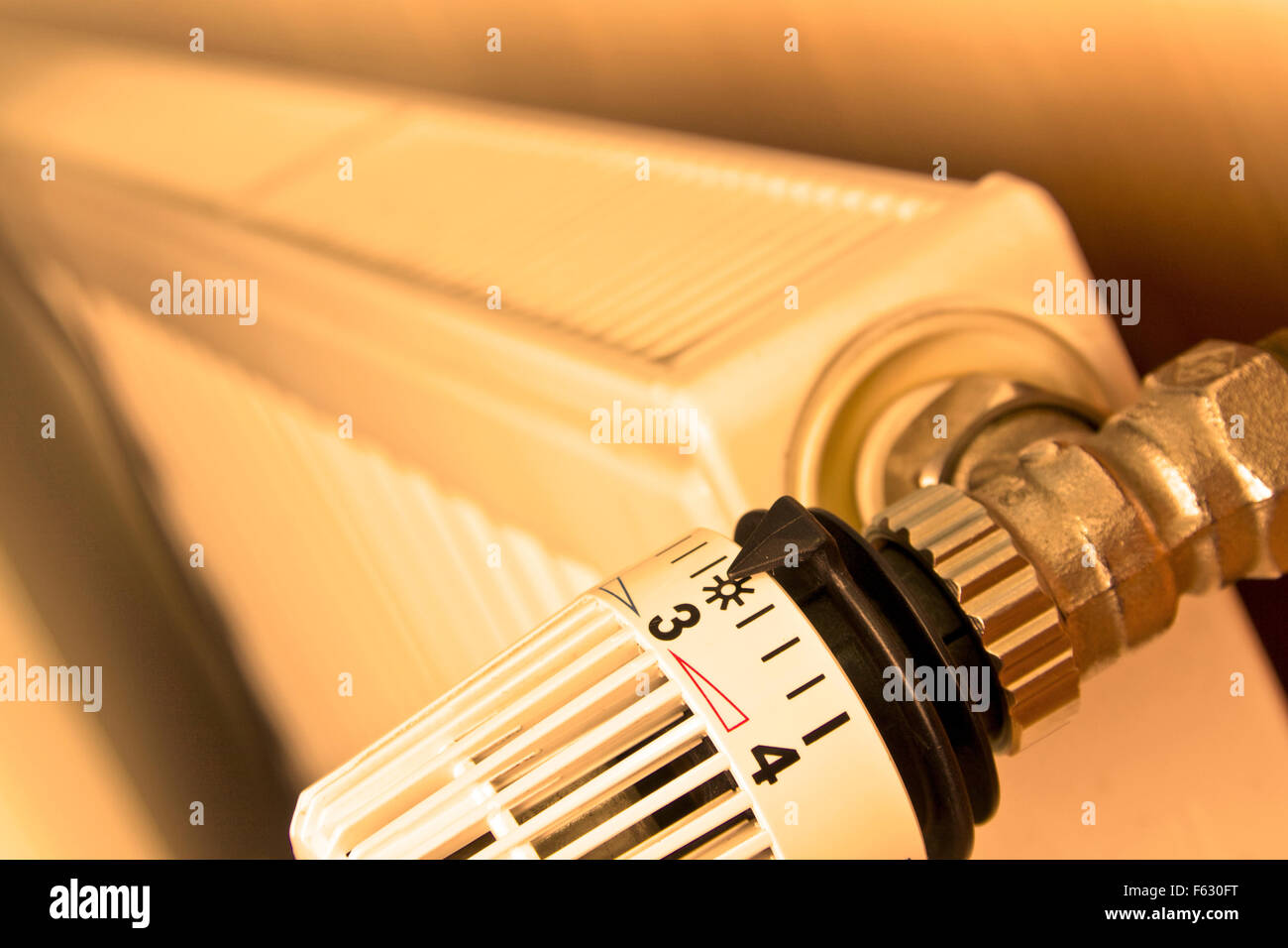 Adjusting home radiator thermostat valve hi-res stock photography and ...