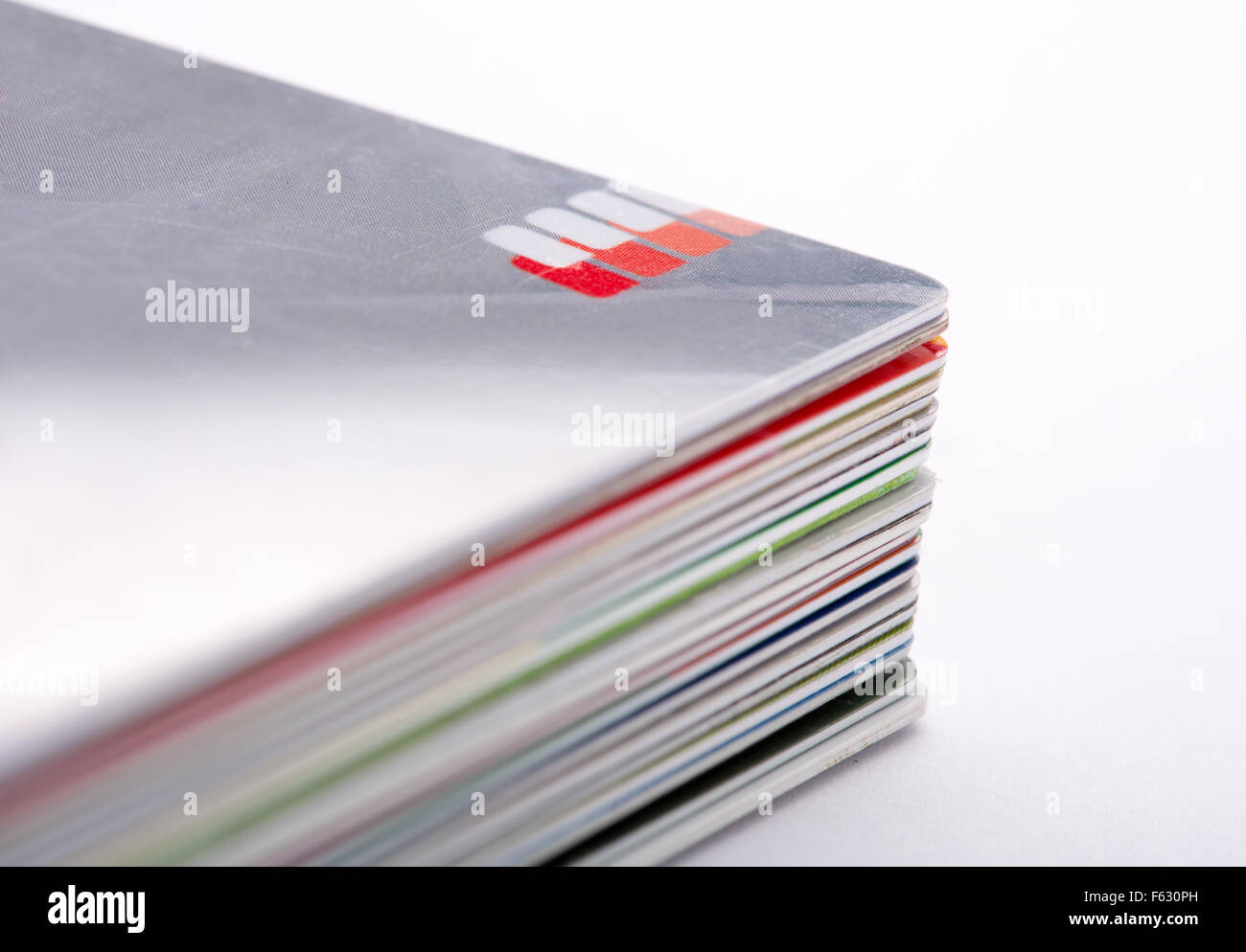 Stack plastic credit cards hi-res stock photography and images - Alamy