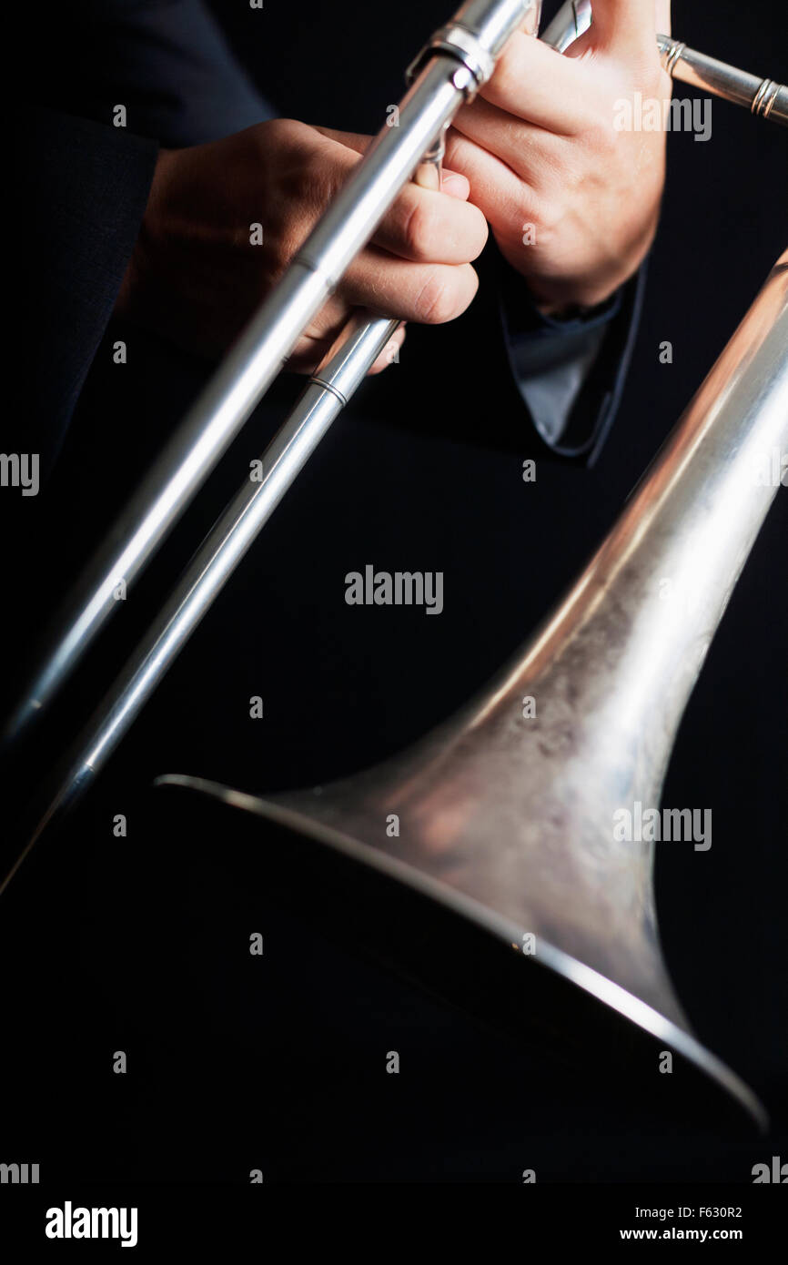 Man Playing Trombone High Resolution Stock Photography and Images - Alamy