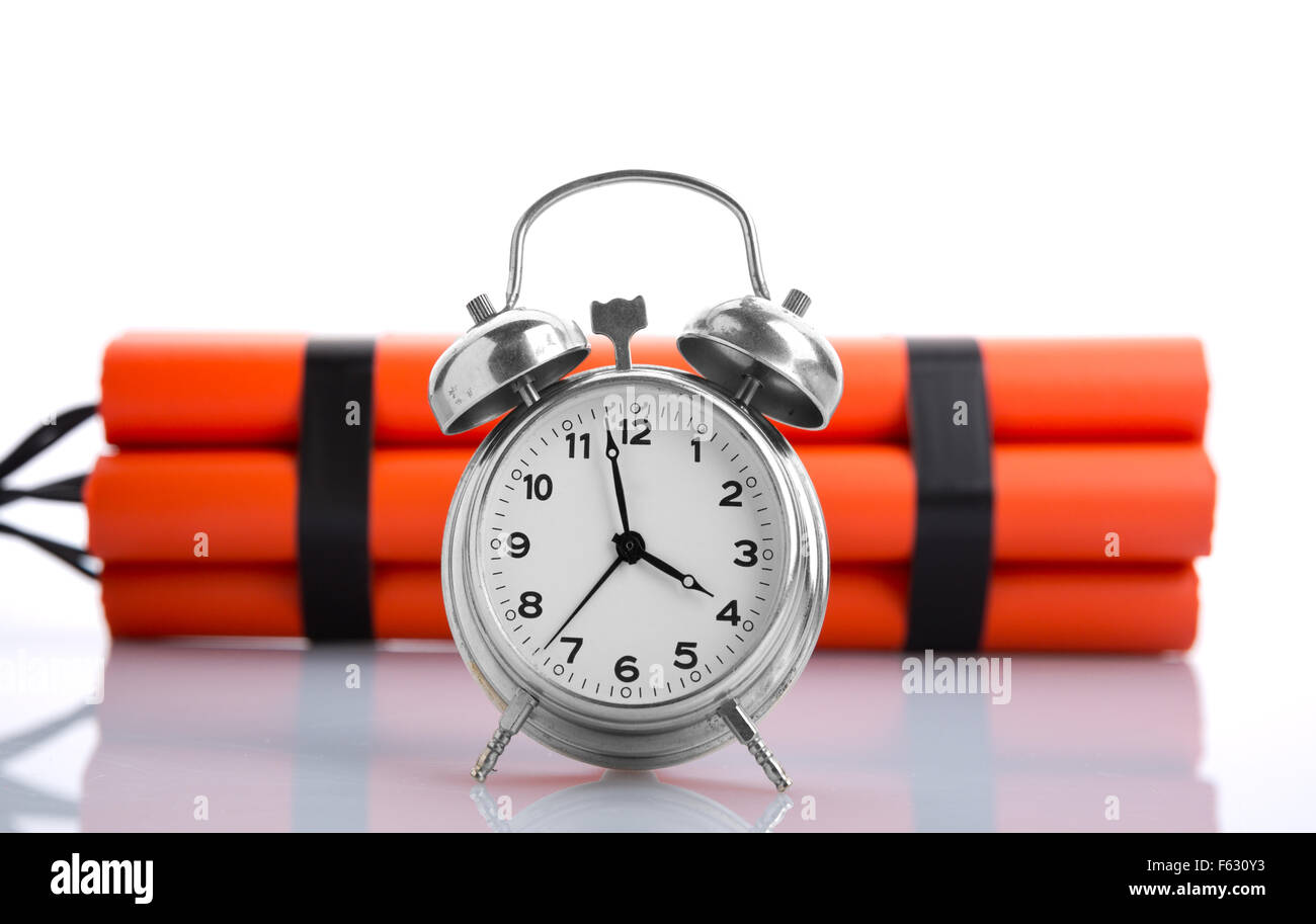 Tnt Dynamite Red Bomb Timer Stock Photos & Tnt Dynamite Red Bomb Timer ...