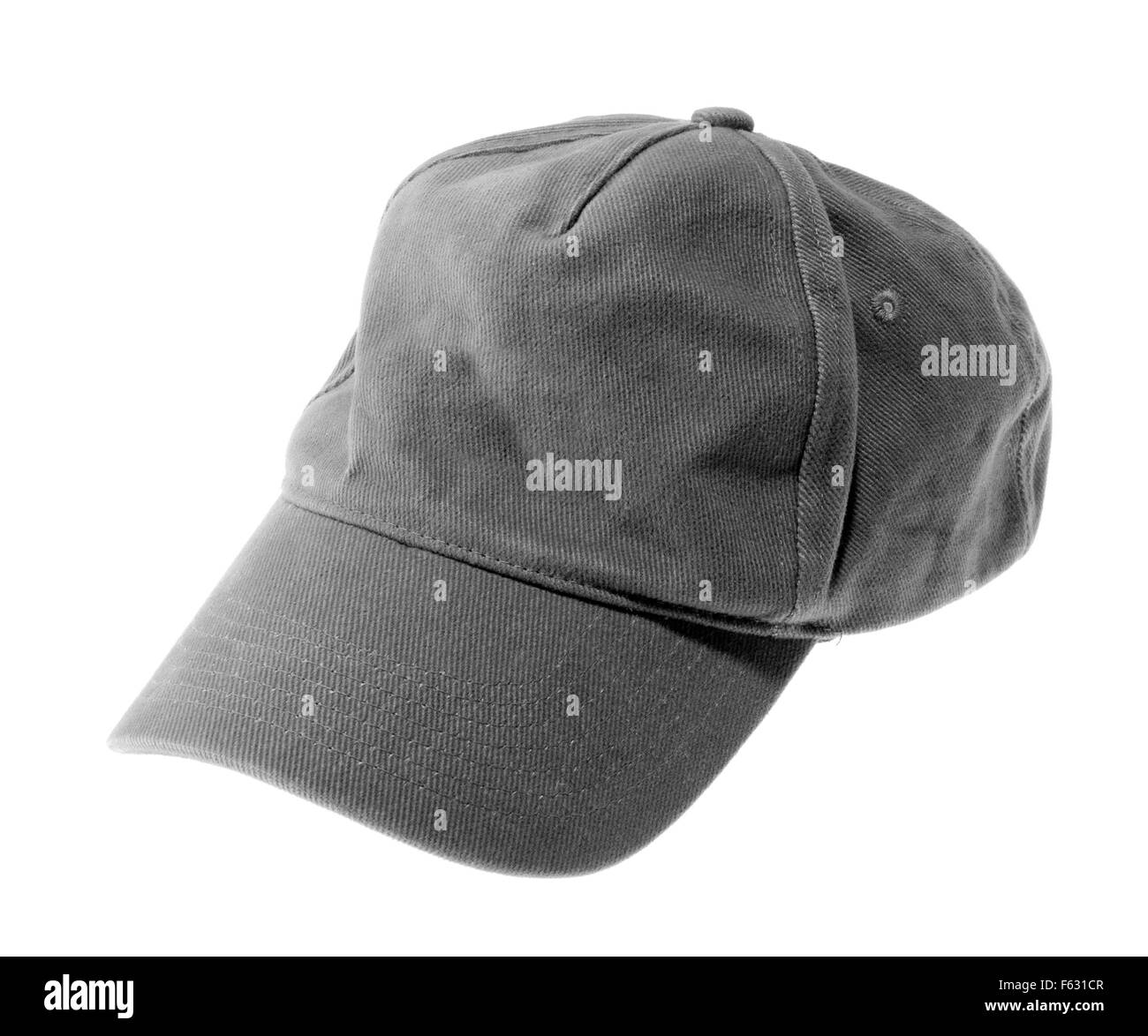 Gray baseball cap isolated on white background Stock Photo - Alamy