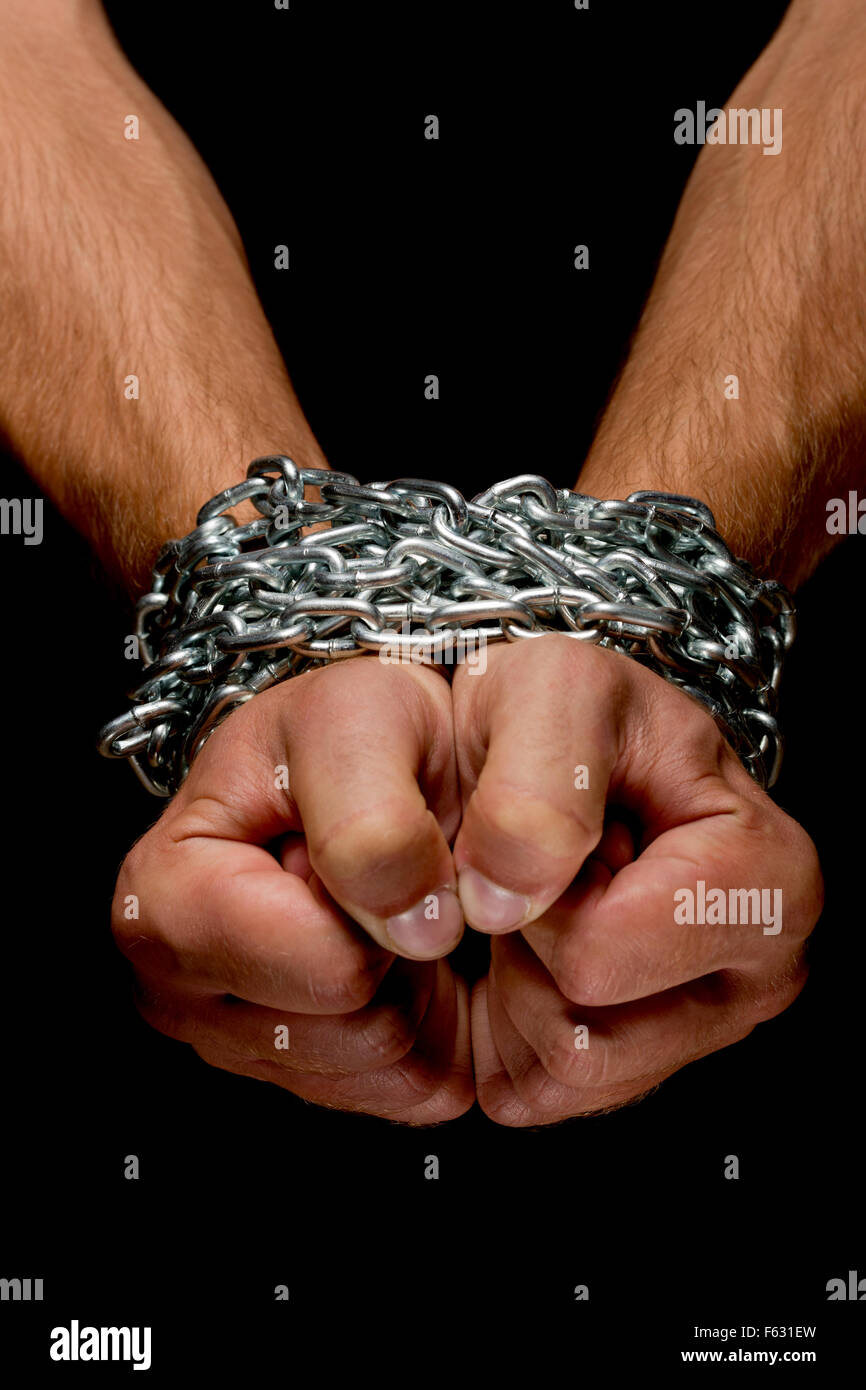 Chained Hands Stock Photos & Chained Hands Stock Images - Alamy