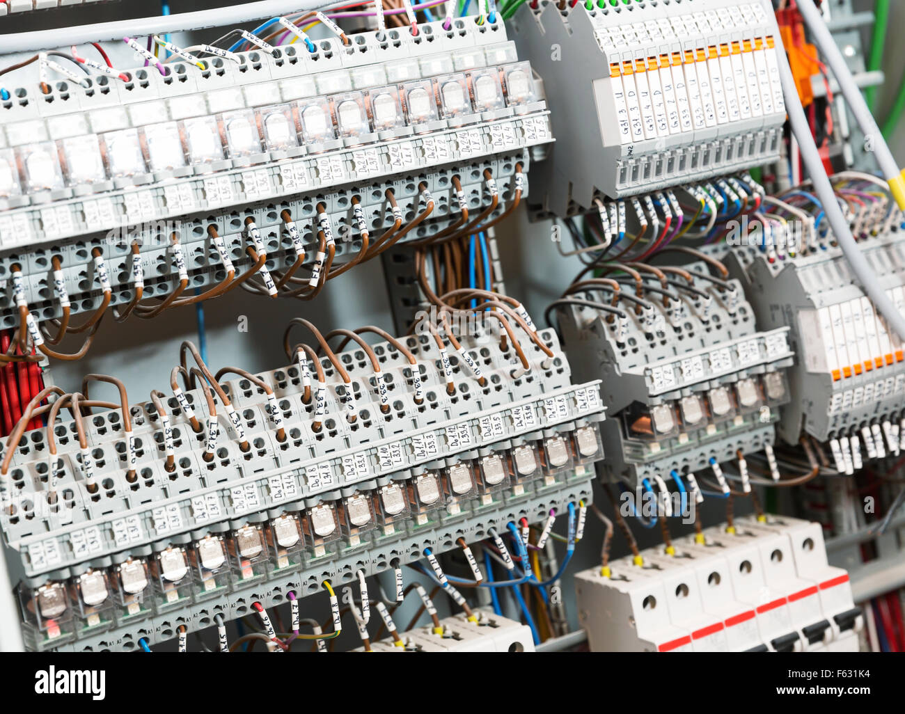 Close shot electrical wires hi-res stock photography and images - Alamy