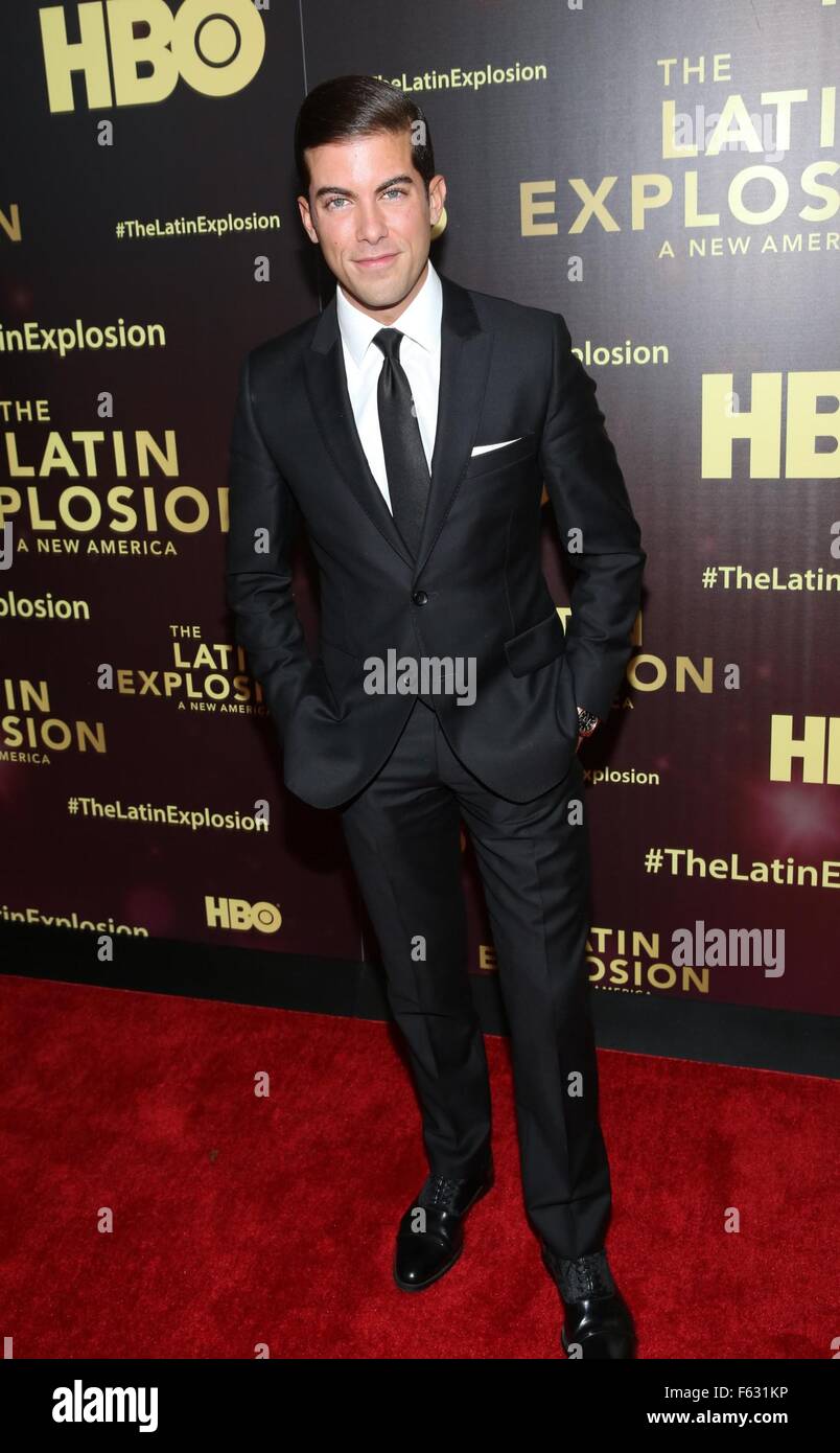 New York, NY, USA. 10th Nov, 2015. Luis Ortiz at arrivals for THE LATIN ...