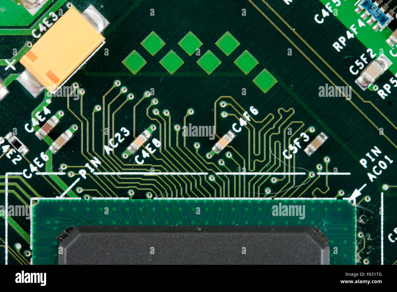 Computer electronic circuit. Use for background or texture Stock Photo ...