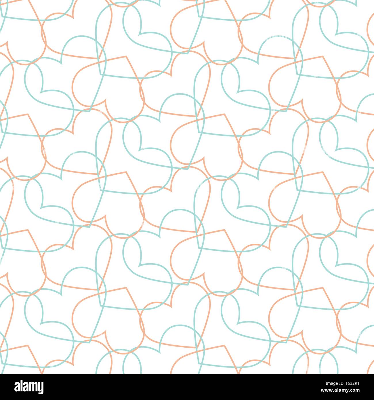 Romantic pattern with hearts. Vector illustration. Background Stock ...