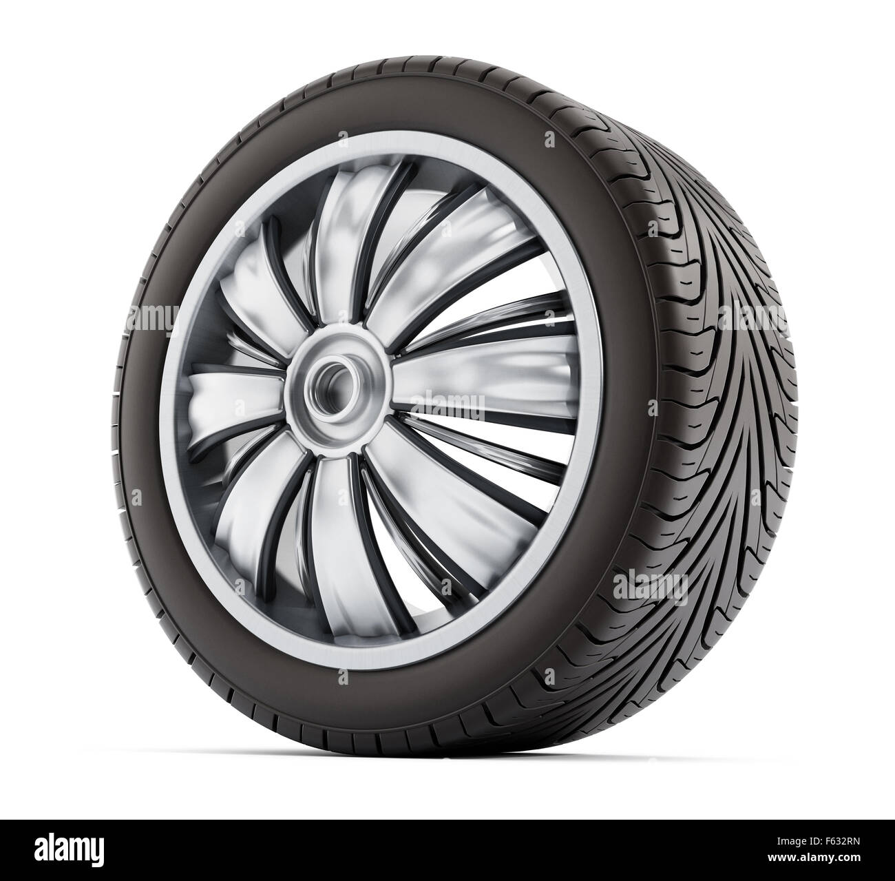 White alloy wheels hi-res stock photography and images - Alamy