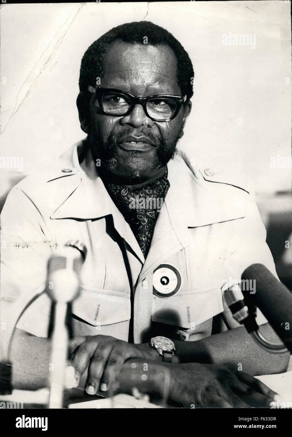 1976 - Oliver Tambo: South Africa: President of the banned African ...