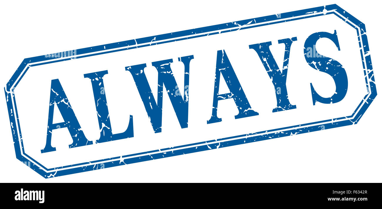 always square blue grunge vintage isolated label Stock Photo - Alamy