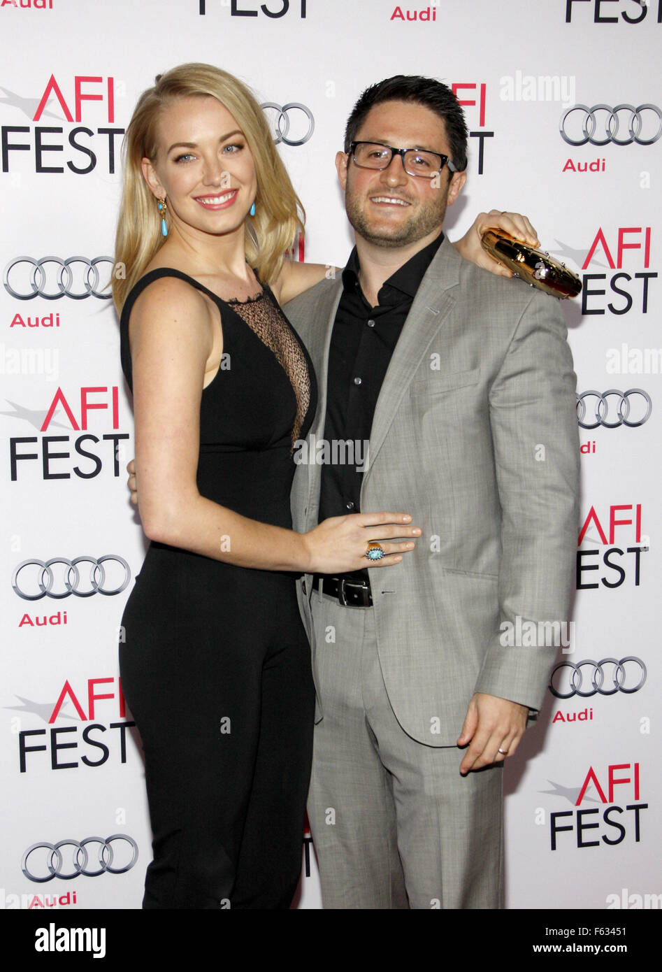 Los Angeles, California, USA. 10th Nov, 2015. Sara Lindsey and Mike ...