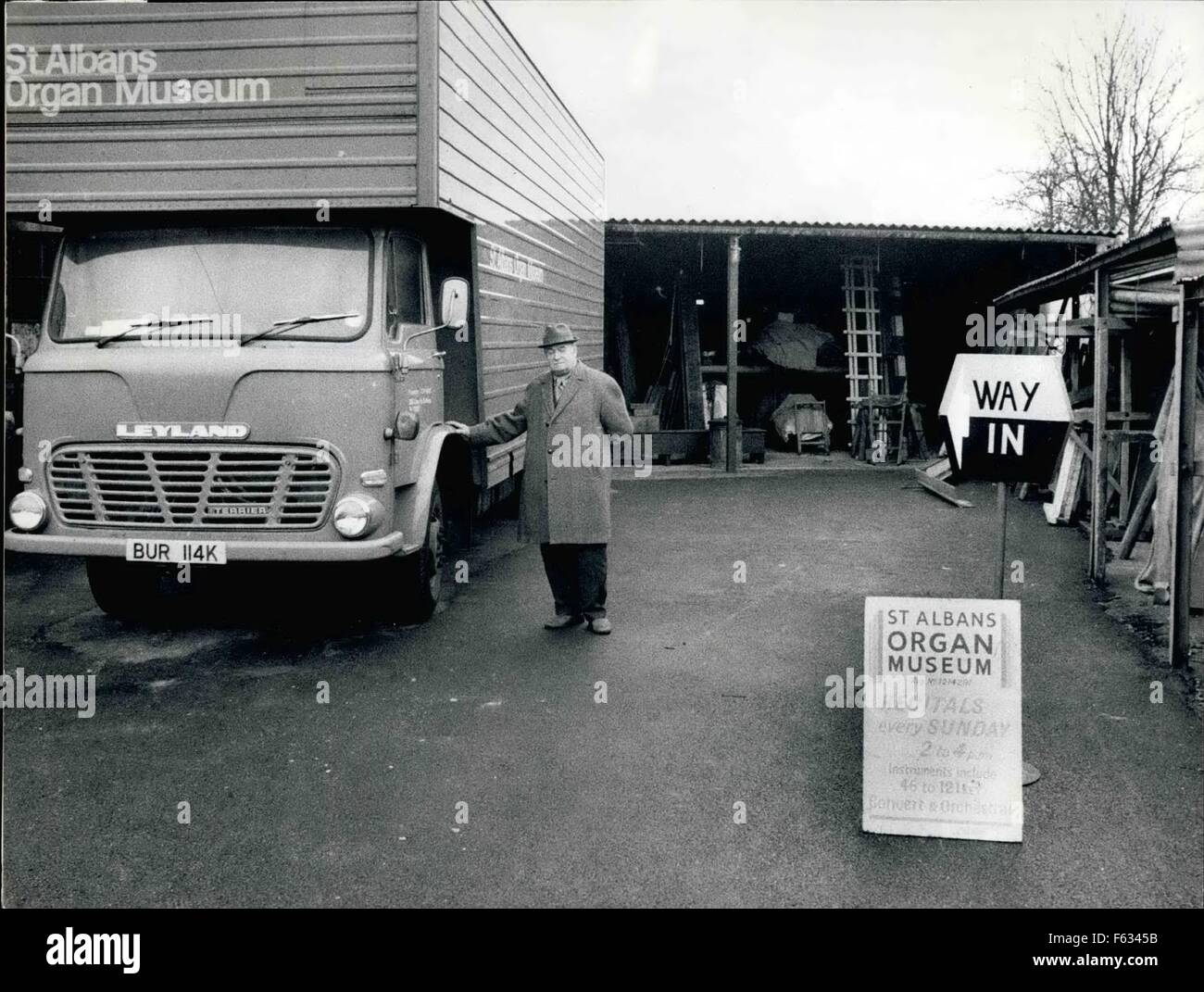 1968 - Charles Hart, an unassuming man, stands before the unassuming ...