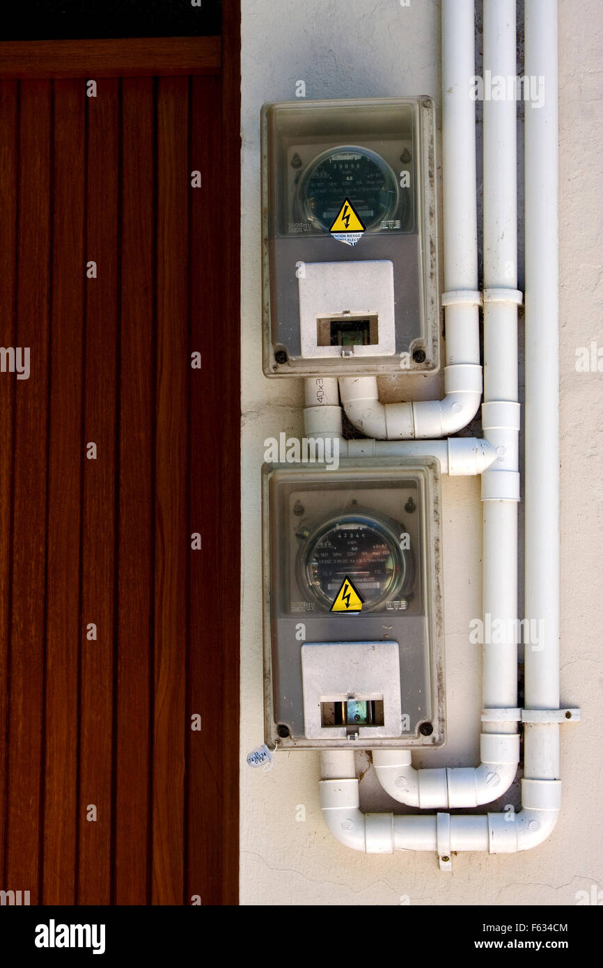 counter electric current to measure the consumption of electrical ...