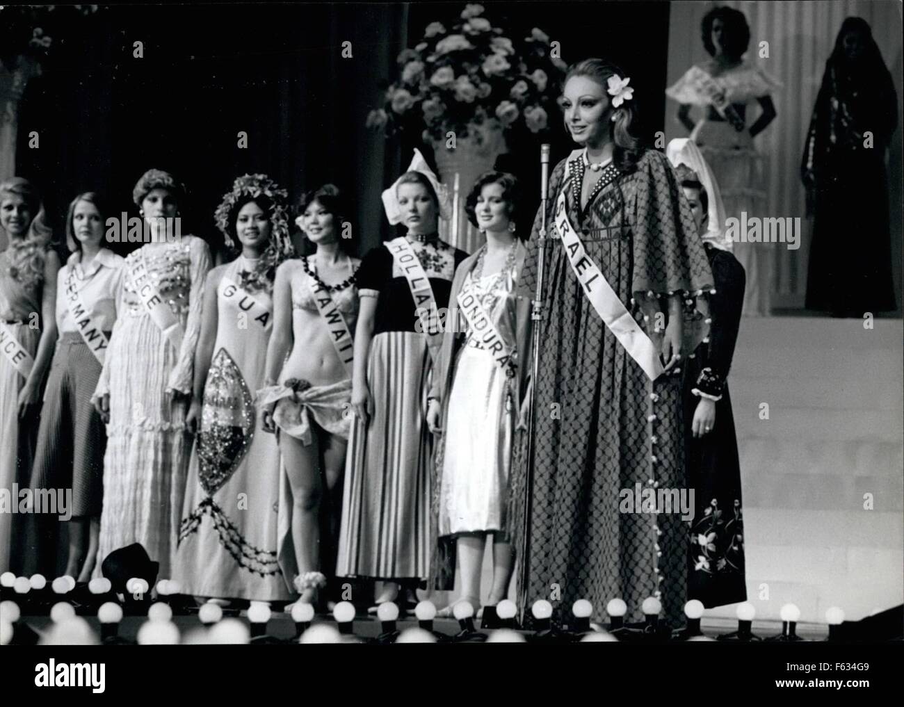 1968 - International Beauty Contest: Beautiful girls from 45 nations ...