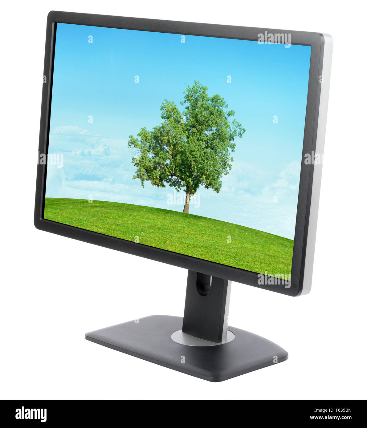 Pc monitor screen landscape hi-res stock photography and images - Alamy