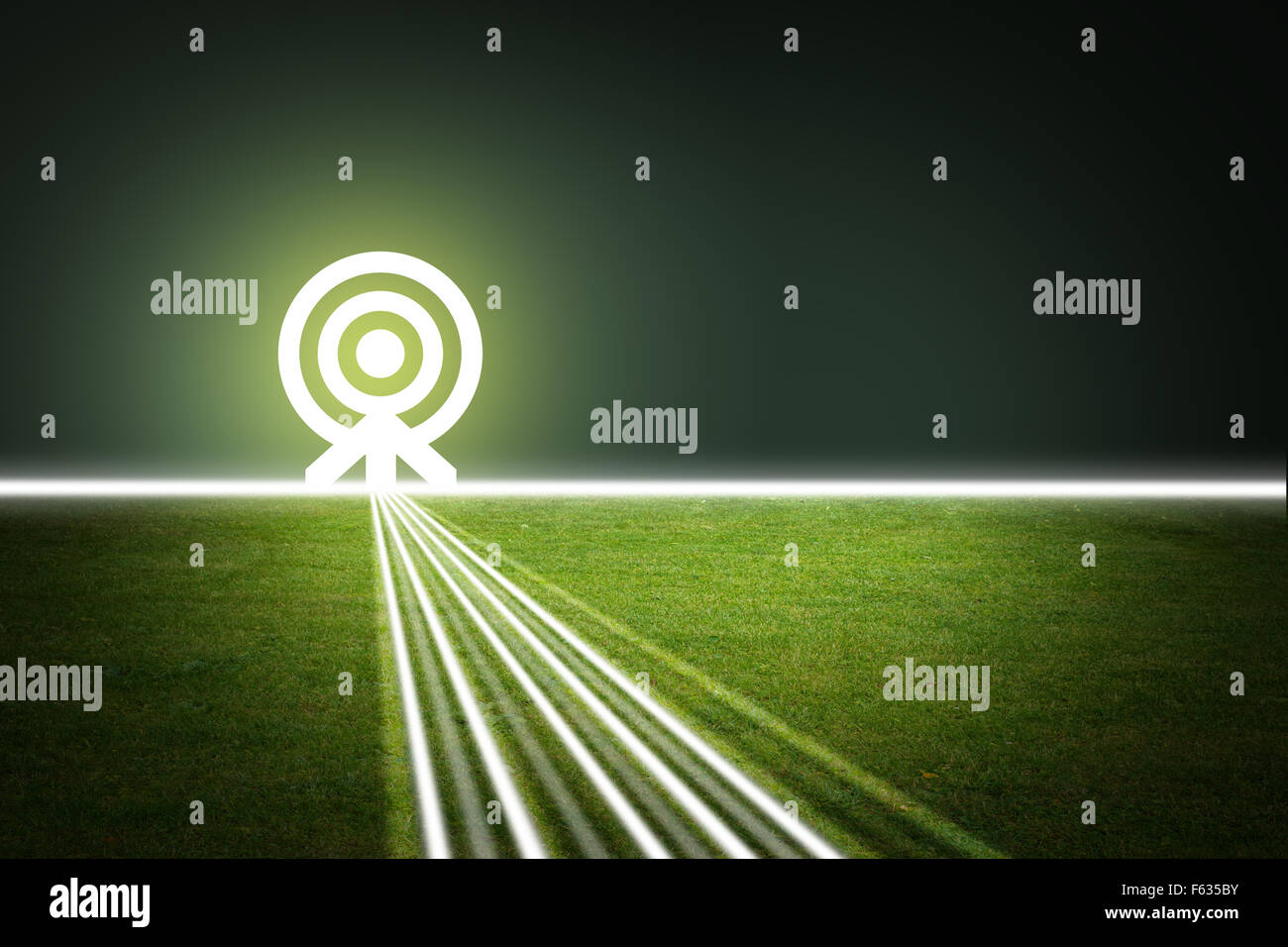 Abstract background with goal Stock Photo - Alamy