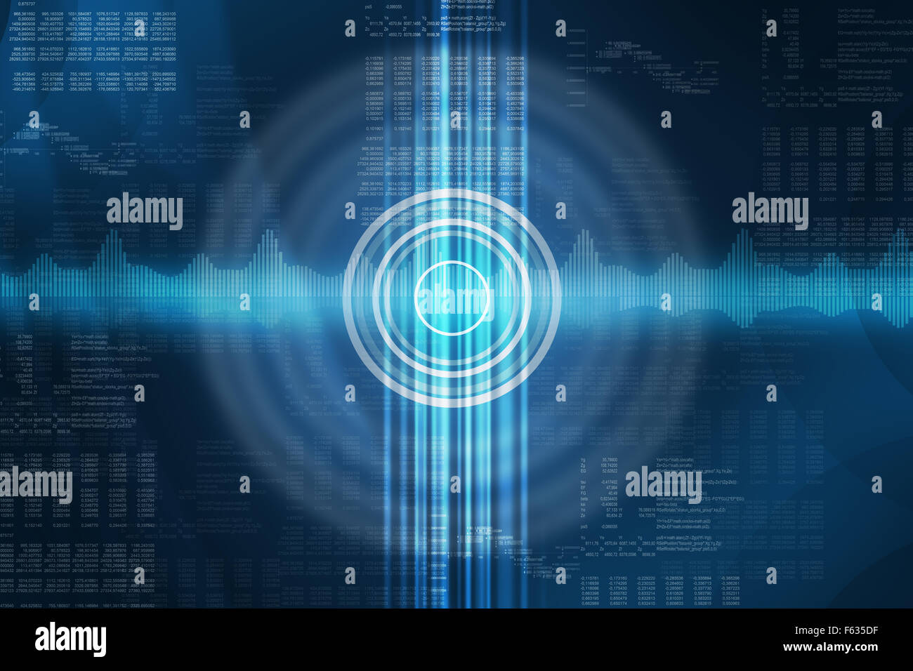 Abstract background with circles and flash line Stock Photo - Alamy