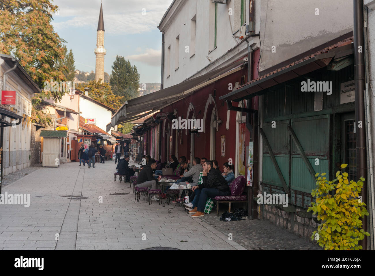 Bascarsija – Sarajevo’s Old Bazaar Stock Photo - Alamy