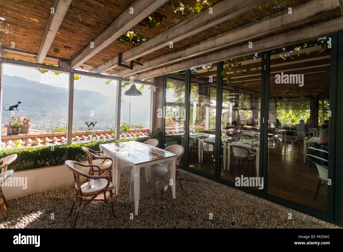 Restaurant and rooms Kibe Mahala Stock Photo - Alamy